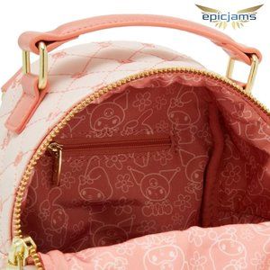 Loungefly | Bags | Loungefly Sanrio Kuromi My Melody Quilt Pattern Mini ...